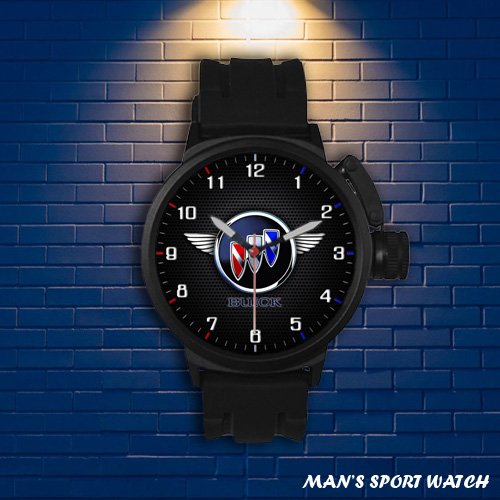 Brand New The The Buick Car Logo Custom Man's Sport Watch by Awalwatchshop