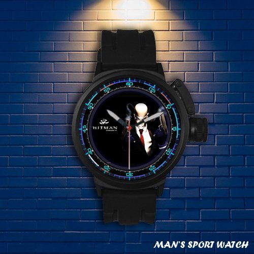 Brand New Hitman Codename 47 Movie Game Custom Man's Sport Watch by ...