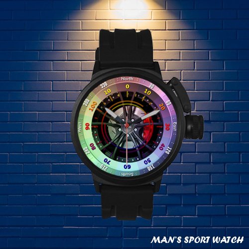 Brand New Speed Art Porsche Panamera Wheel Custom Man's Sport Watch by ...