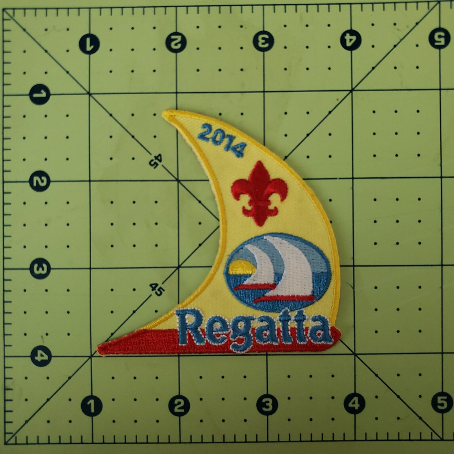 Boy Scouts of America Cub Scouts 2014 Raingutter Regatta Patch #518772