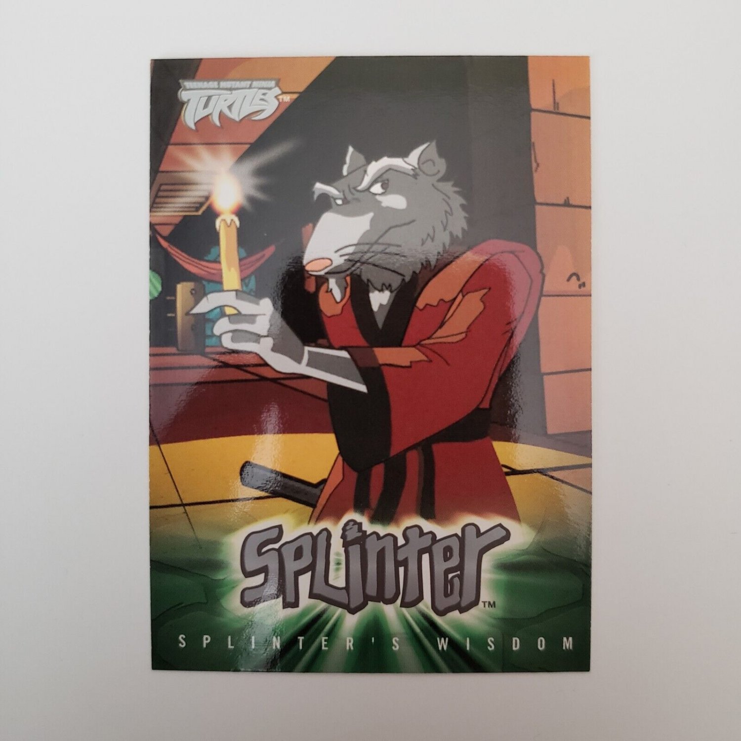 2003 Fleer Teenage Mutant Ninja Turtles Card #8 Splinter Wisdom