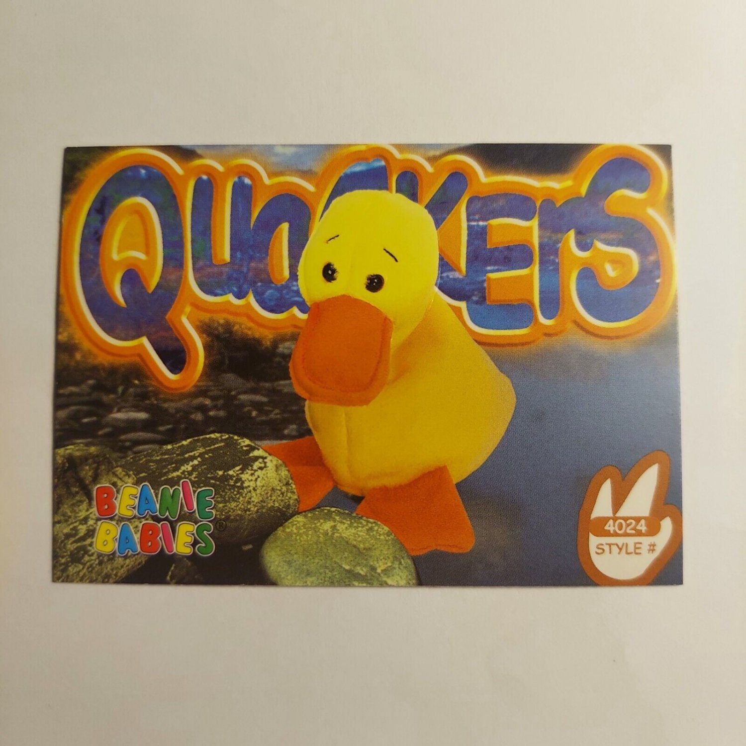 Ty Beanie Babies Quackers the Duck Trading Card 2nd Edition Series III 1999