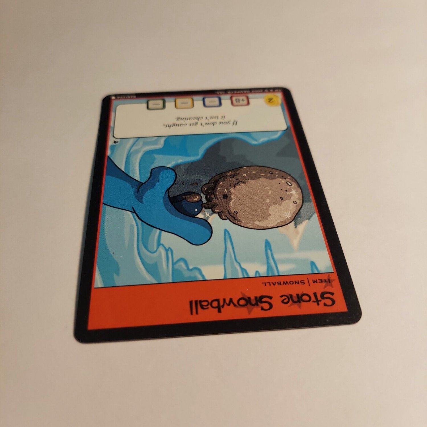 Neopets TCG # 228/234 Stone Snowball Base Set Single Card WOTC