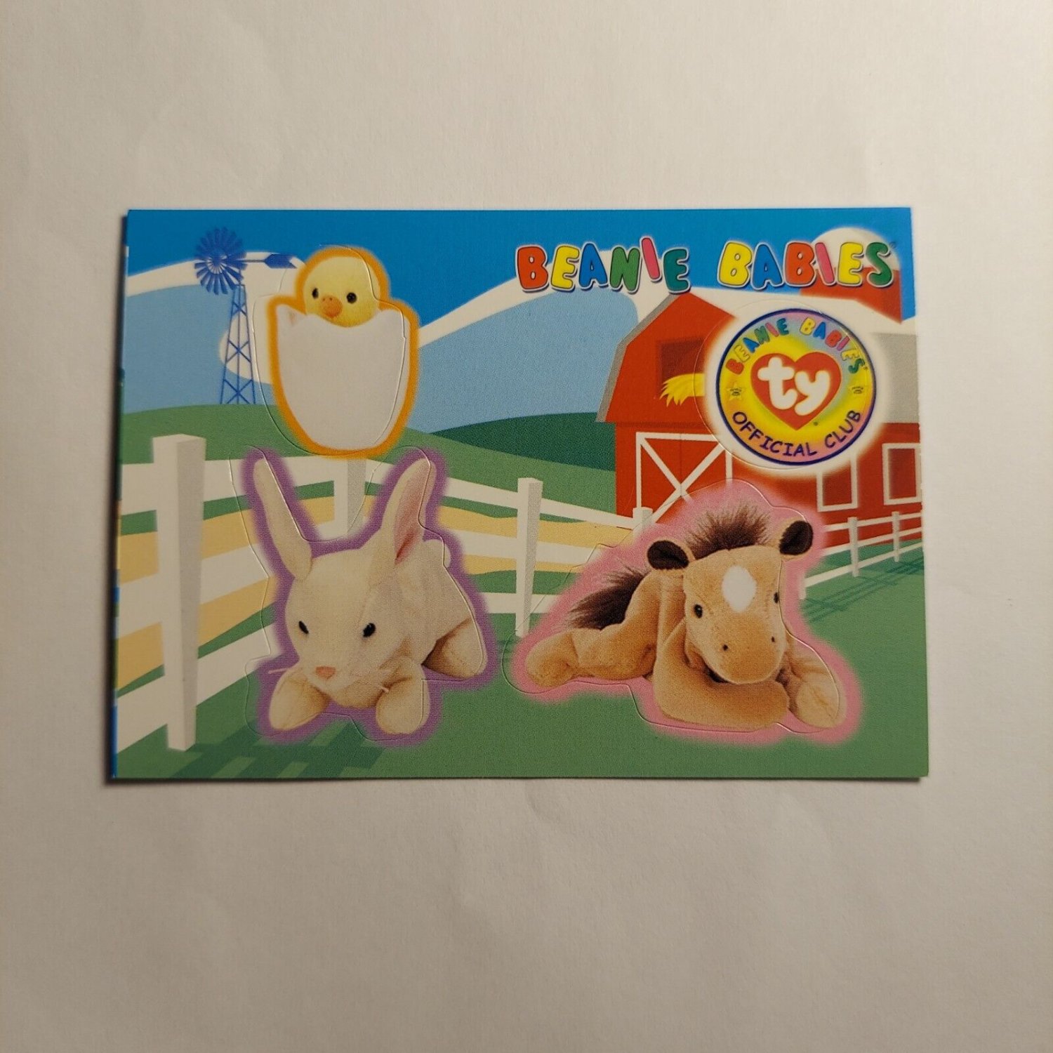 Ty Beanie Babies Official Club Stickers 1999
