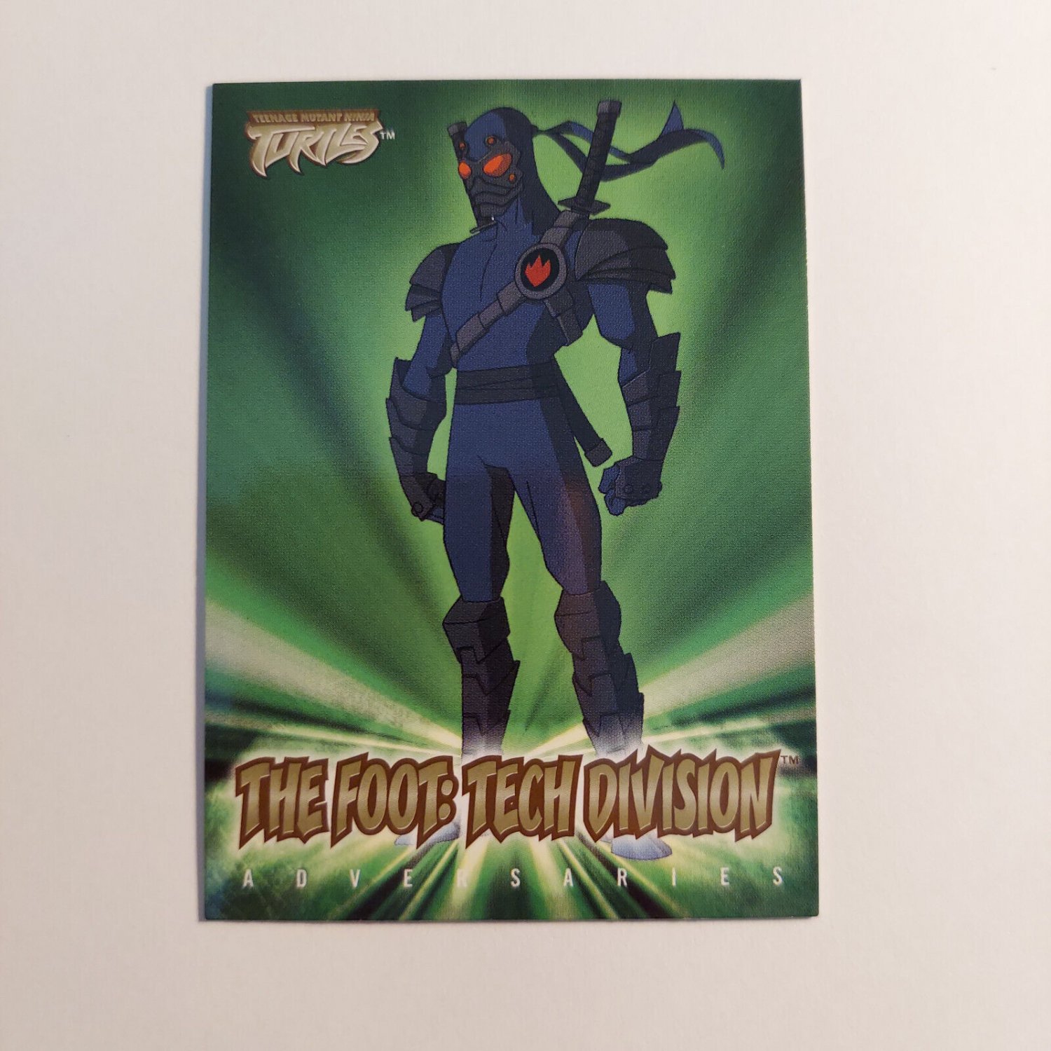 2003 Fleer Teenage Mutant Ninja Turtles Card #68 Foot Tech Division Char Gold