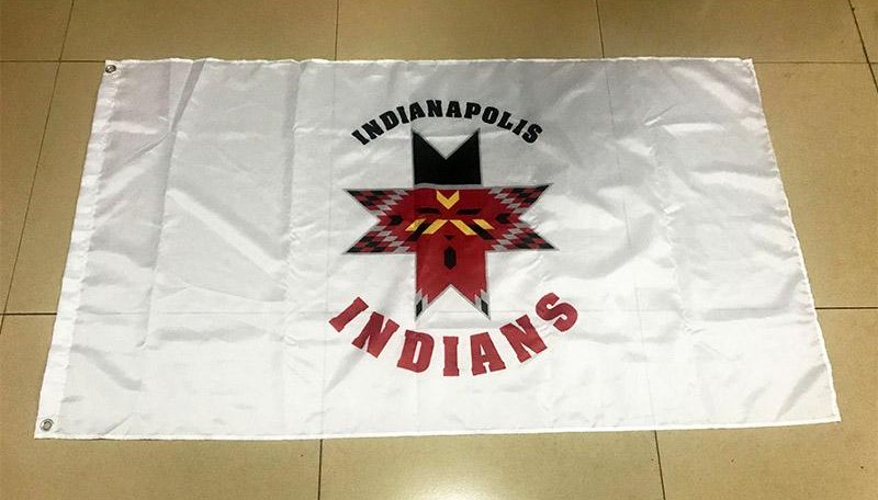 Flag of Indianapolis Indians 3*5ft (90cm*150cm) Polyester flag Banner ...