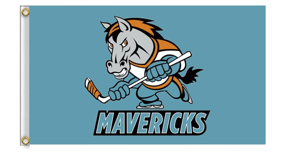 ECHL Kansas City Mavericks Flag 3*5ft (90cm*150cm) Polyester flag ...