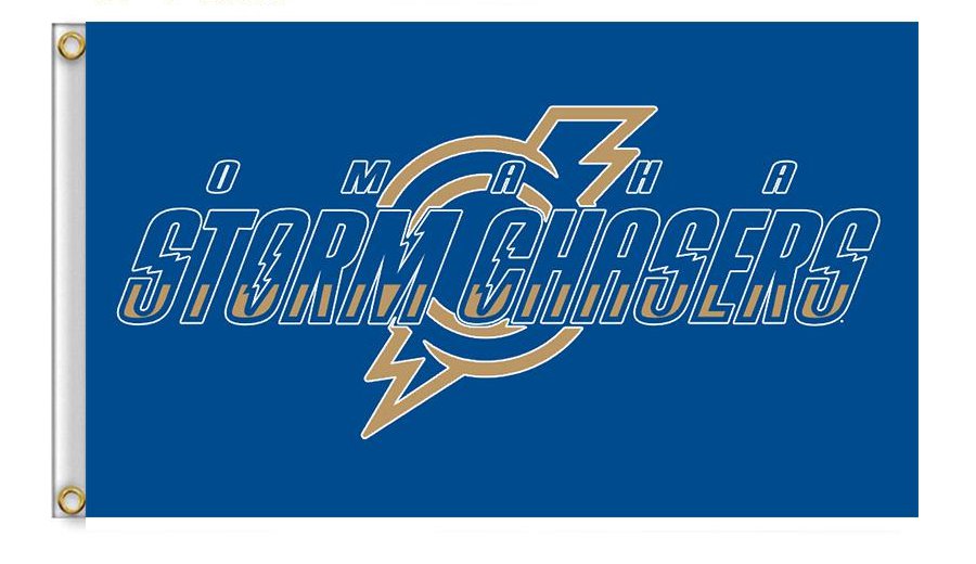 MiLB Omaha Storm Chasers Flag 3*5ft (90cm*150cm) Polyester flag Banner