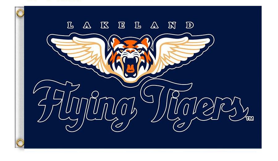 MiLB Lakeland Flying Tigers Flag 3*5ft (90cm*150cm) Polyester flag Banner