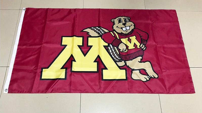 Flag of NCAA Minnesota Golden Gophers polyester Flag banner 3ft*5ft