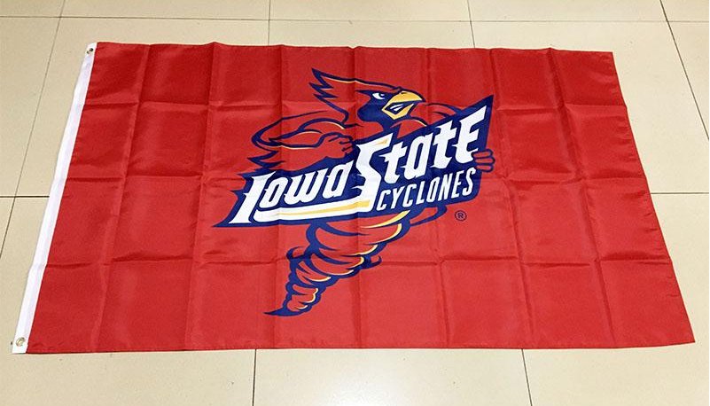 Flag of NCAA Iowa State Cyclones Newly polyester Flag banner 3ft*5ft