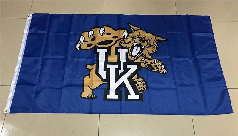 NCAA Kentucky Wildcats Team polyester Flag banner 3ft*5ft