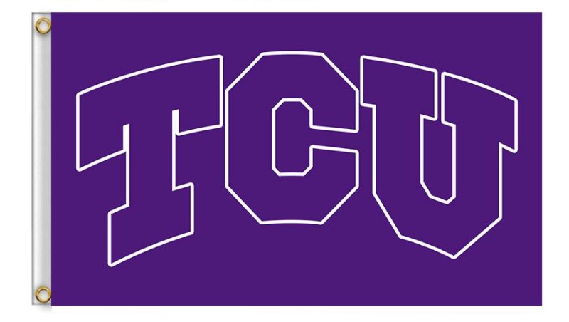 Flag of NCAA TCU Horned Frogs polyester Flag banner 3ft*5ft