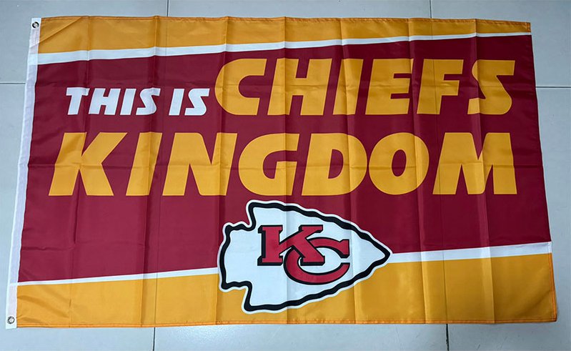 Kansas City Chiefs NFL Flag 3*5ft Polyester flag Banner decoration KC18