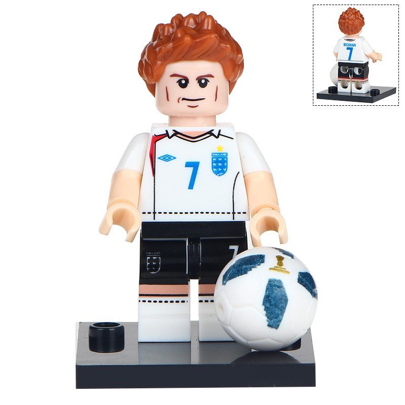Minifigure David Beckham Football Compatible Lego Building Blocks Toys