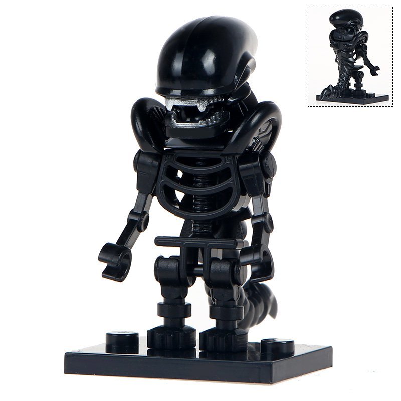 Minifigure Skeleton Skull Alien Compatible Lego Building Blocks Toys