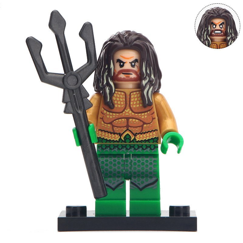 Minifigure Aquaman DC Comics Super Heroes Compatible Lego Building ...