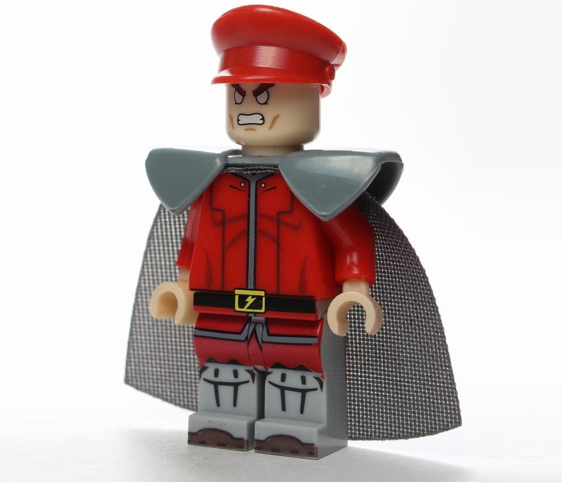 Minifigure M. Bison Street Fighter Compatible Lego Building Blocks Toys