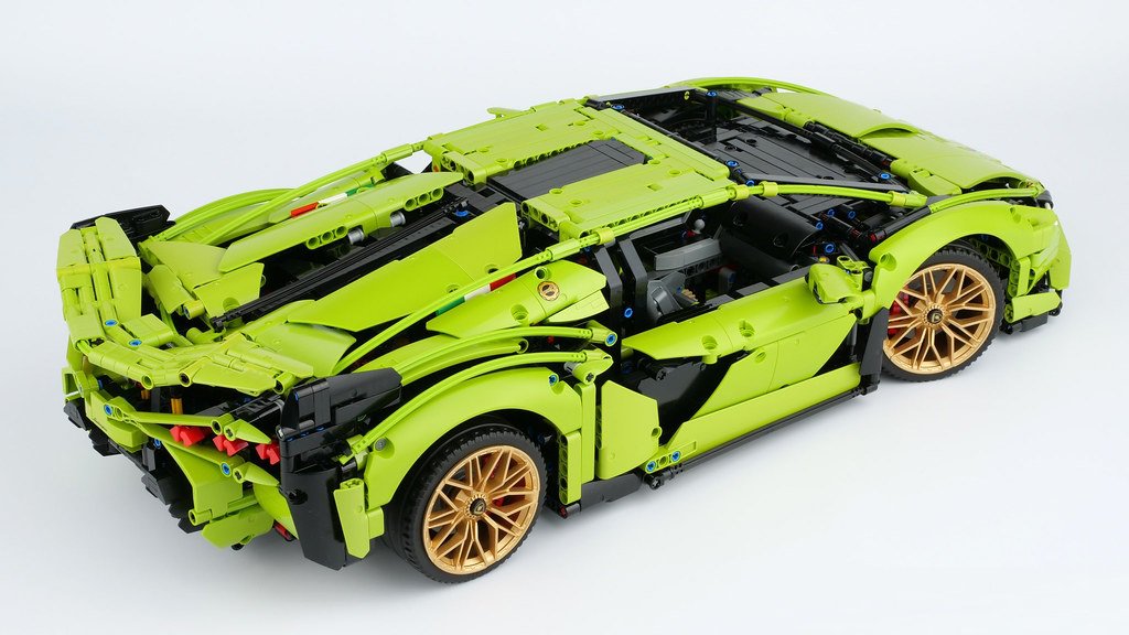 Lamborghini Sian FKP 37 Technic Building Blocks Toys Compatible 42115 Lego
