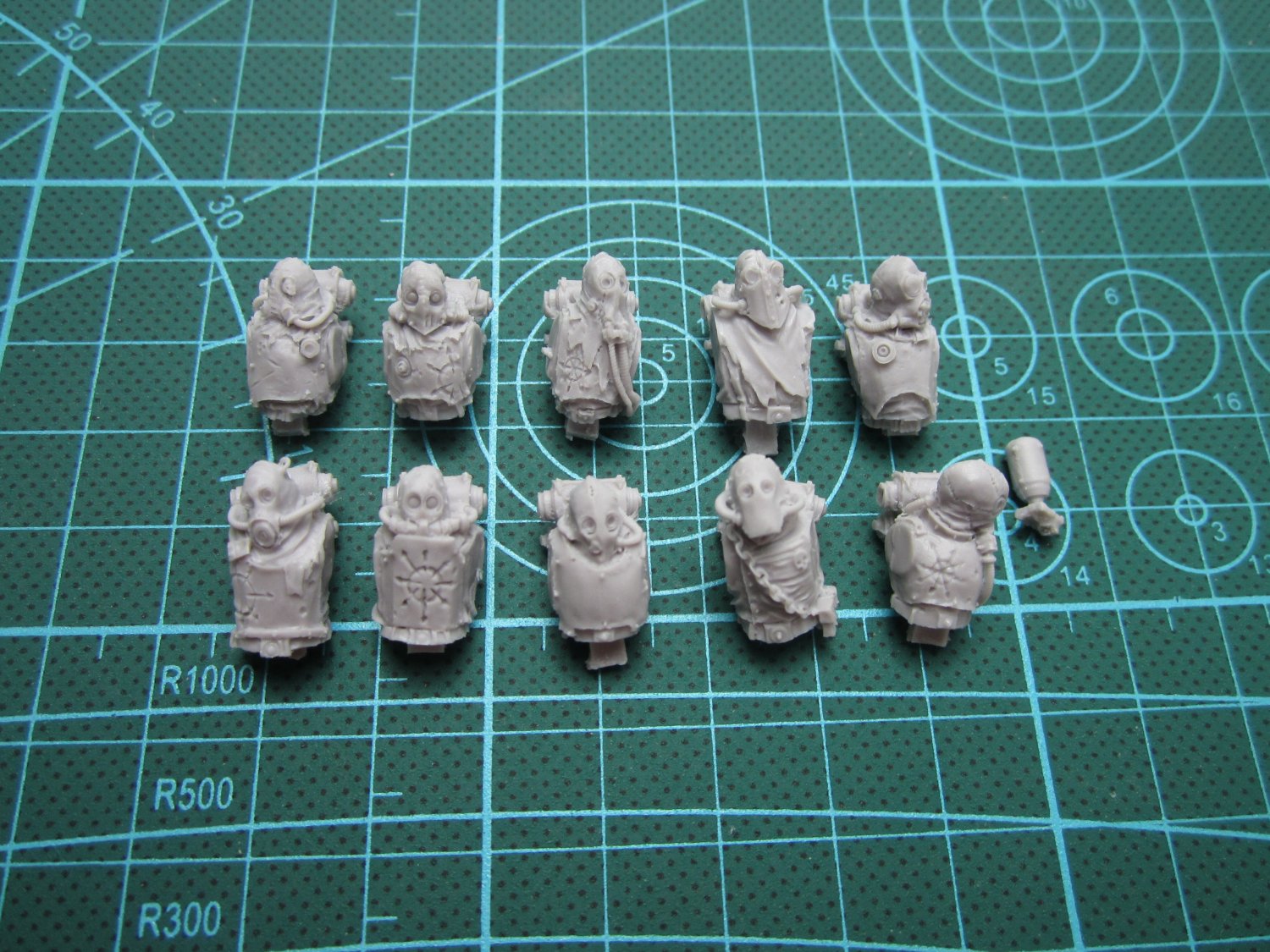 10pcs Renegade Militia Conversion Set Chaos Space Marine Traitor Legion ...