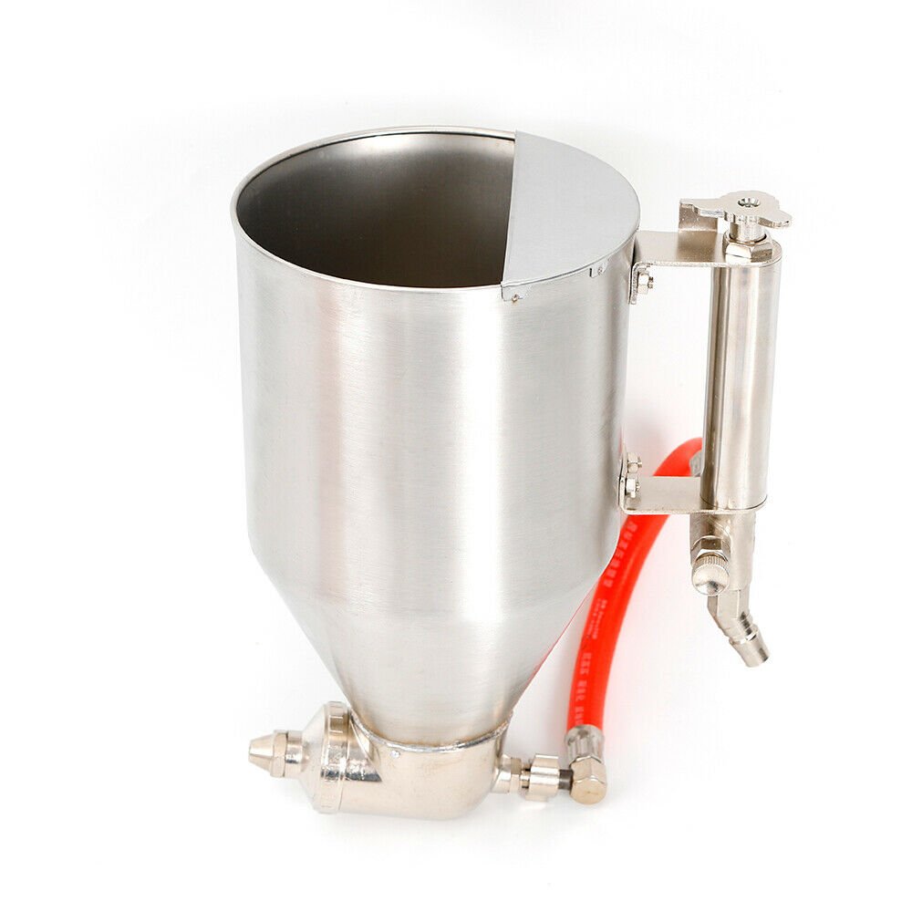 Stainless Steel Diatom mud sprayer Spray Gun Wall Spraying Tool 3.5L ...
