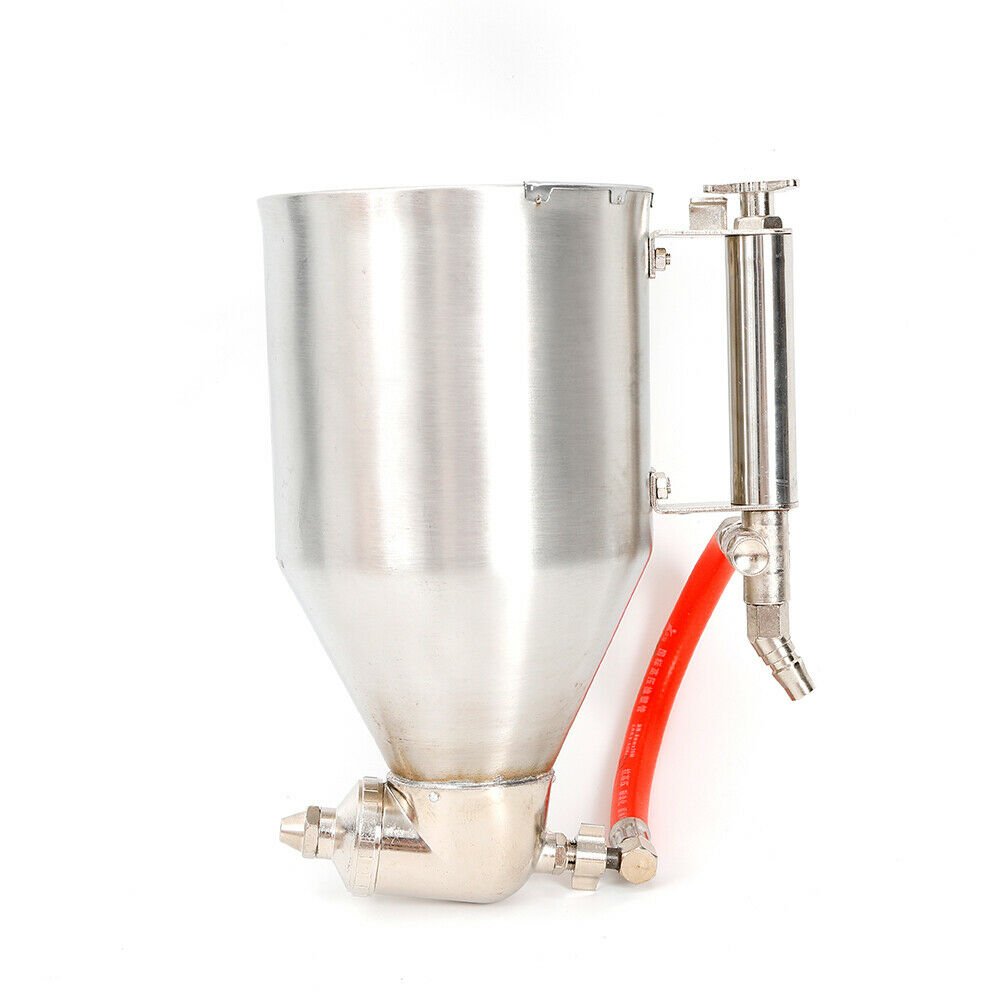 Stainless Steel Diatom mud sprayer Spray Gun Wall Spraying Tool 3.5L ...