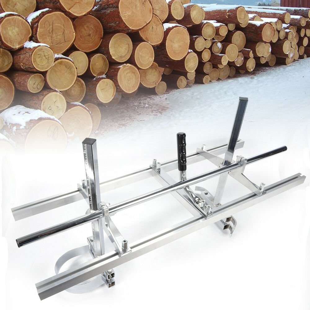 Portable Chain Saw Mill Cut Log Planking Lumber For Chainsaw Bar 14 ...