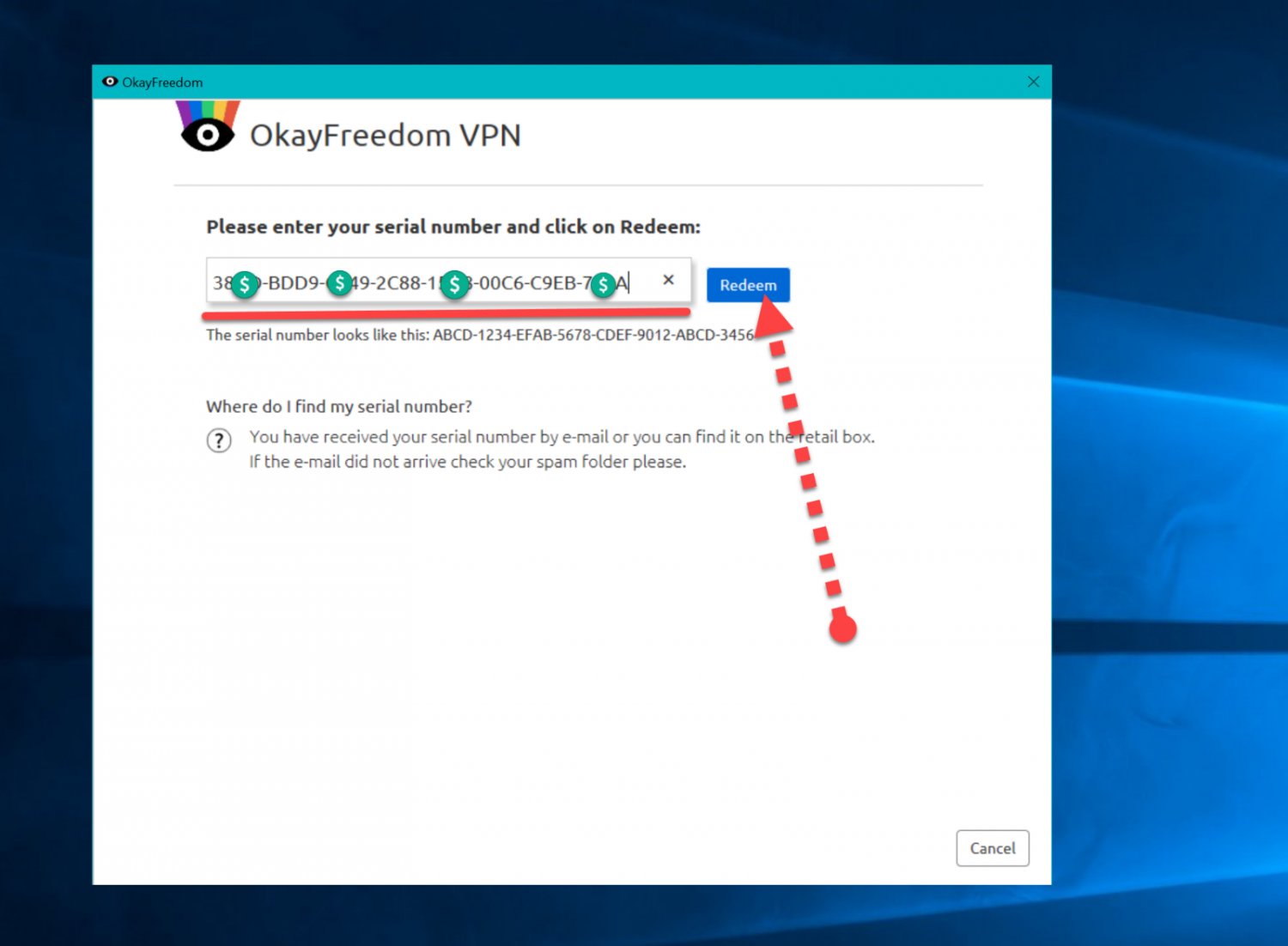 OkayFreedom Premium VPN Premium 1 Year 1 PC Digital Download Subscription