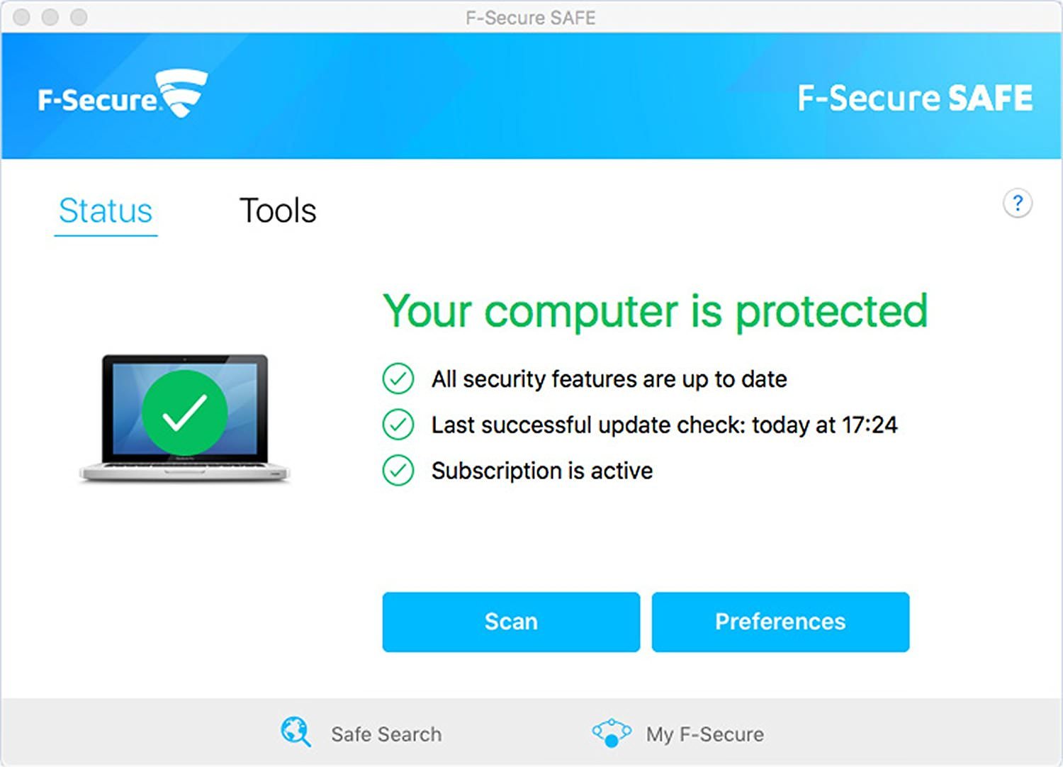 F-Secure SAFE 1 PC 1 year Subscription Digital Delivery
