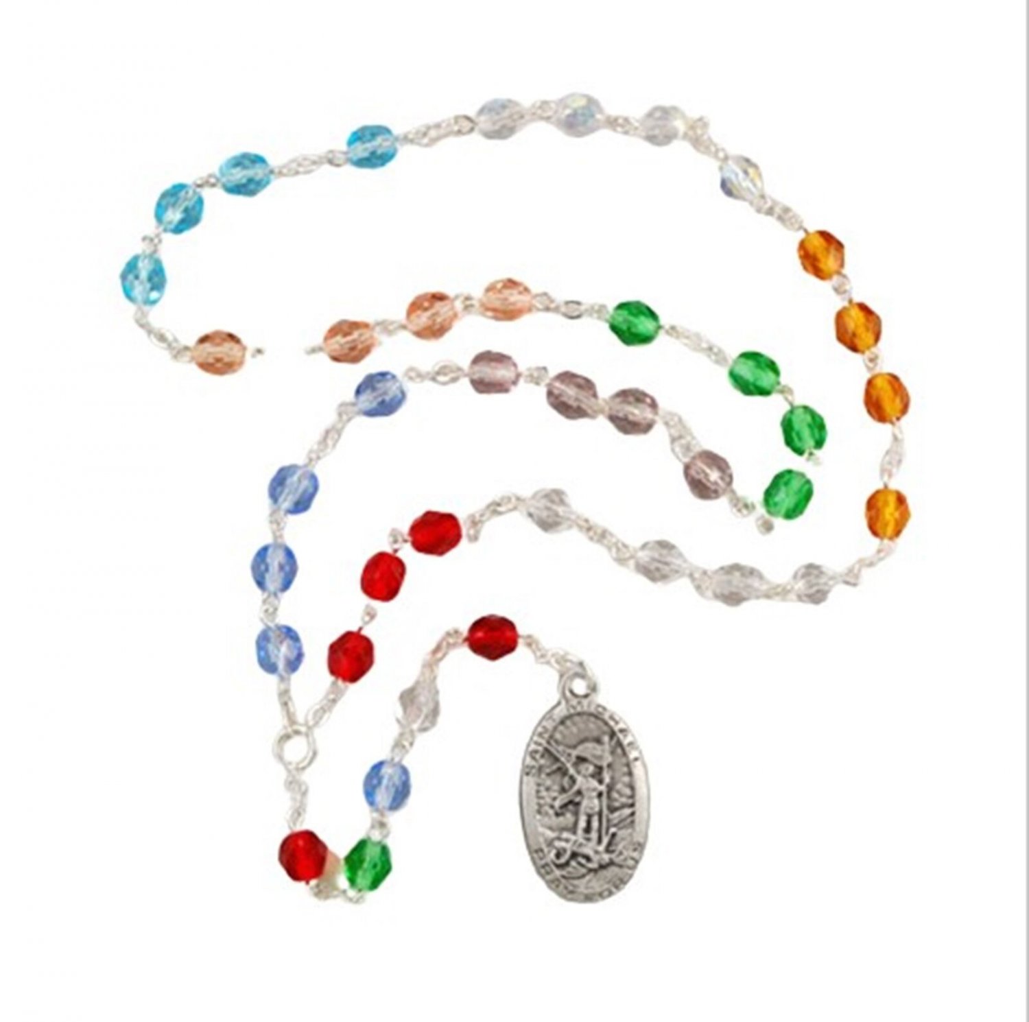 The Angelic Chaplet of St Michael The Archangel Catholic Prayer Beads