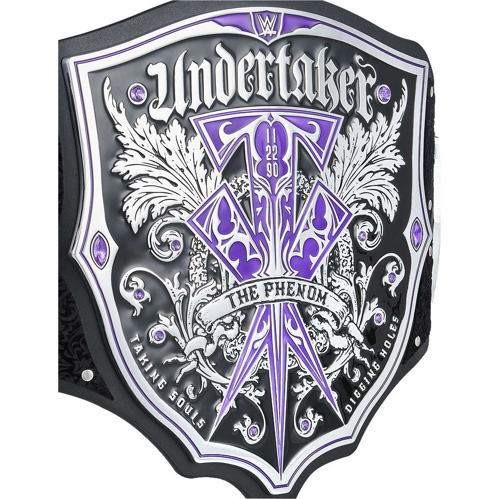 Undertaker Limited Edition Legacy Championship Title Belt with Free Casket