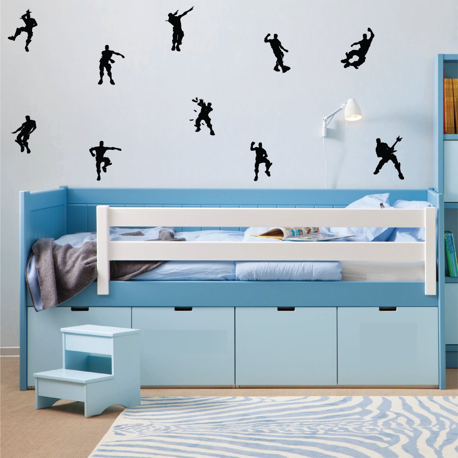 Fortnite Dancing Wall Decals, Fortnite Party Supplies, Fortnite