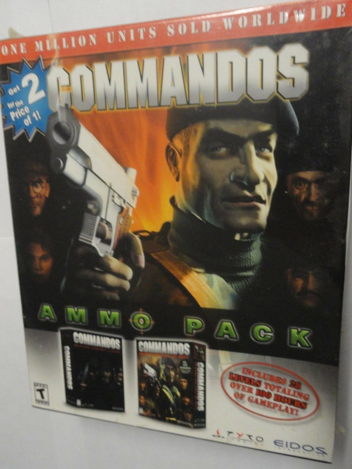 Commandos Ammo Pack - PC GAME NEW SEALED BIG BOX
