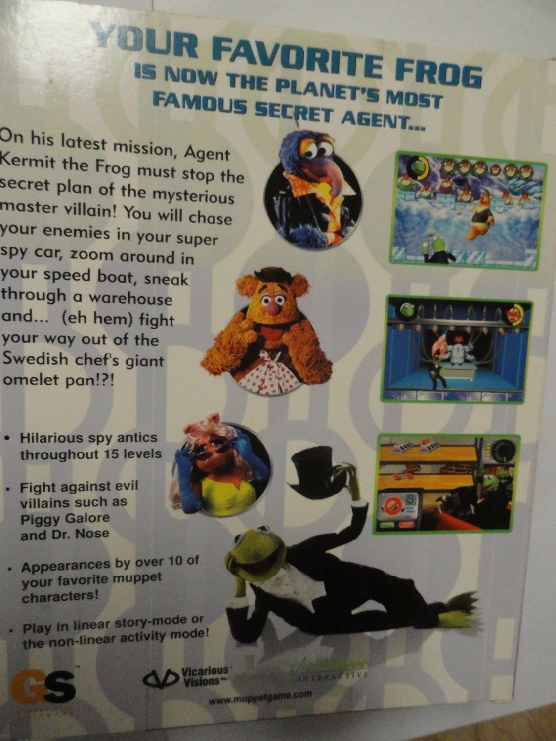 Jim Henson's Muppets in Spy Muppets License to Croak PC 2003 NEW SEALED ...