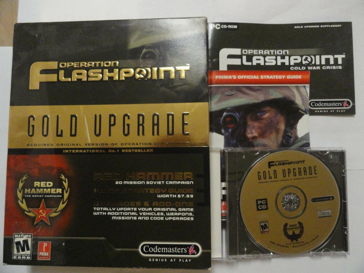 Operation Flashpoint: Gold Upgrade (PC, 2001) BIG BOX