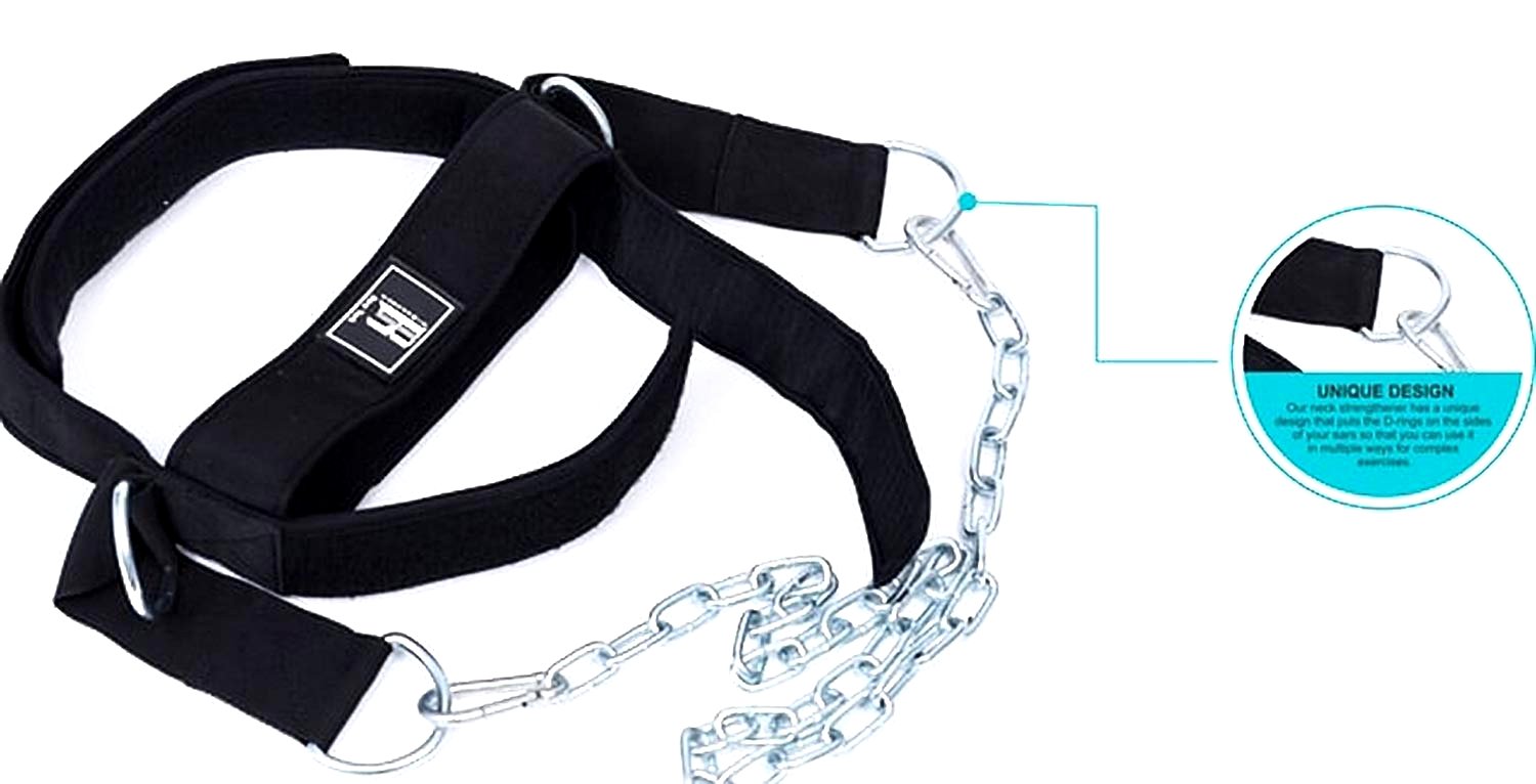 Exercise Equipment Gym Head Harness Neck Support Power Weight Lifting ...
