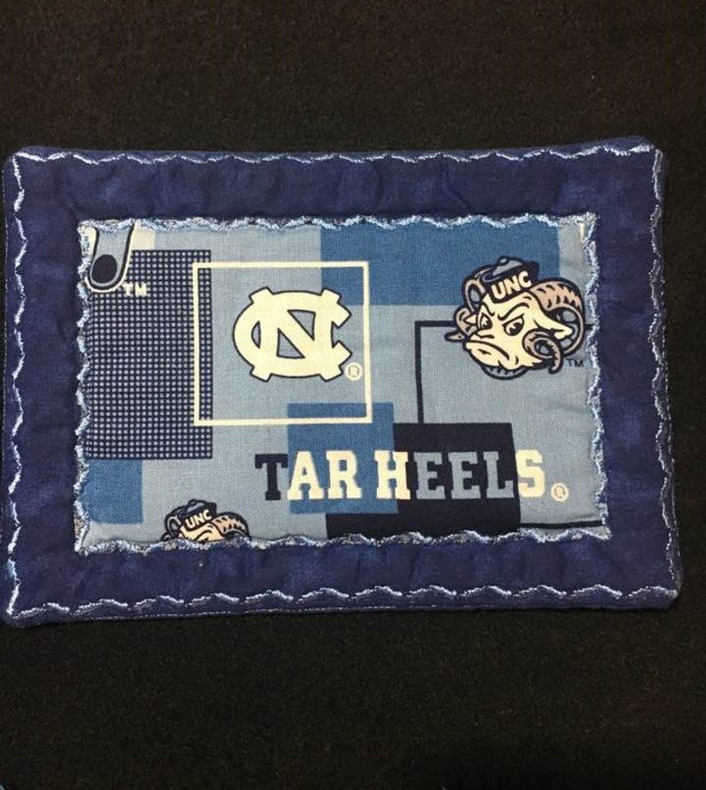 UNC mug rug , tar heels, UNC, football fan gift, Mug Rug, Coffee Rug,