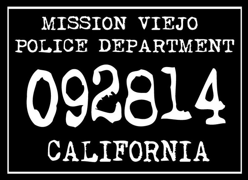 Personalized Mug Shot Sign | Photo Booth Sign | Digital Printable | 8x