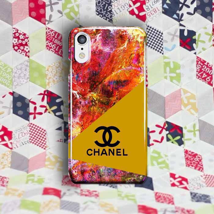 Coco Chanel Abstract Pattern Iphone X / XS Hard Case Cover 3D