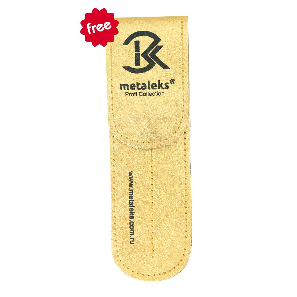 Golden Titanium Coated Tweezers with Golden Double Tweezer Magnetic Pouch