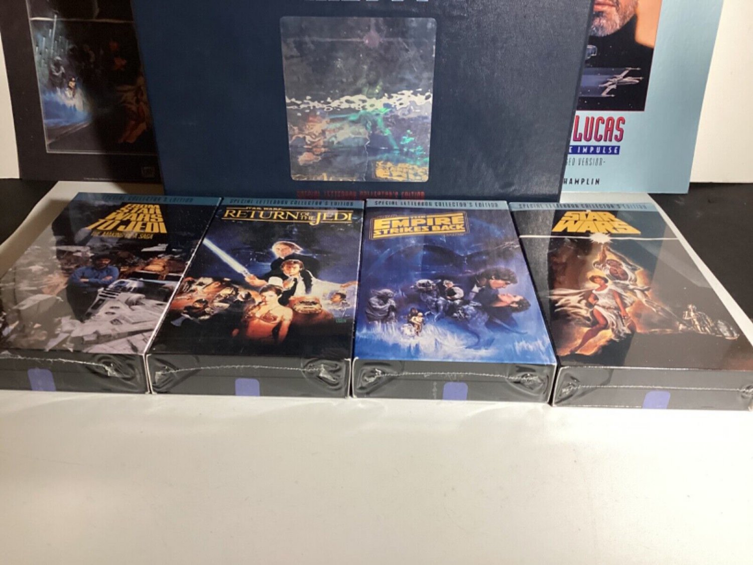 Vintage Star Wars VHS Trilogy Letterbox Sealed LOT - CBS FOX 1988-1992 ...