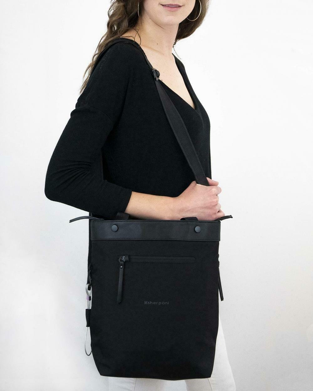 Sherpani Geo, Anti theft Travel Crossbody, and Tote for Women, with Carbon