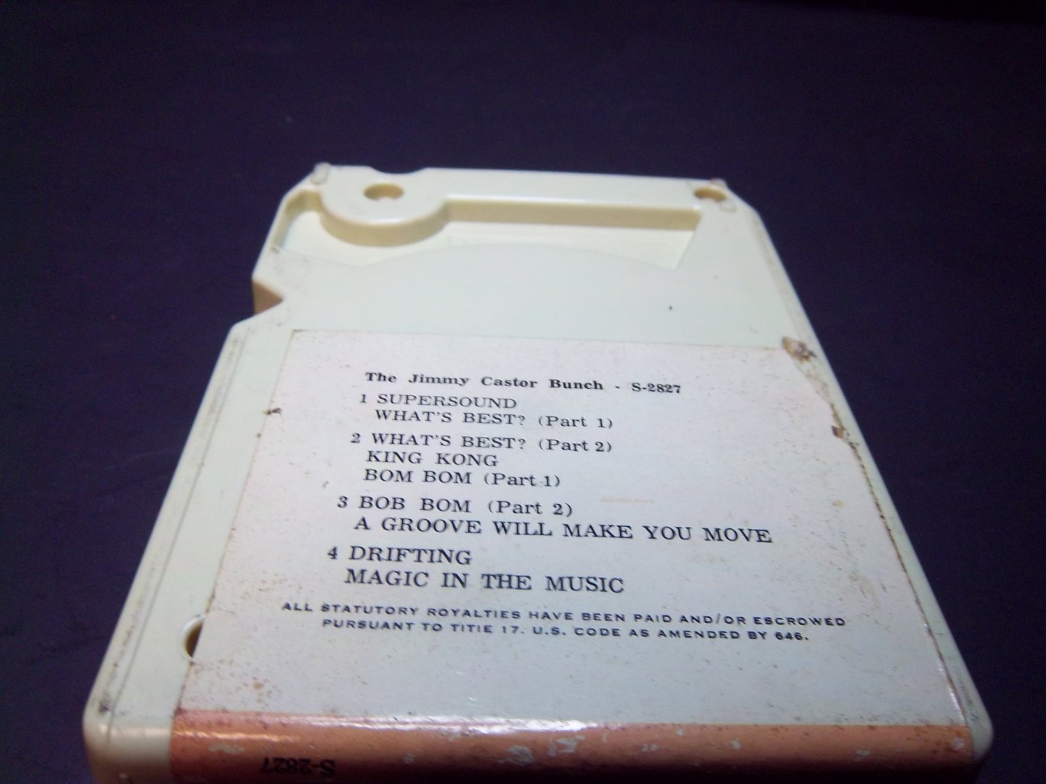 The Jimmy Castor Bunch Supersound - S 2827 - 8 Track (E-1180)