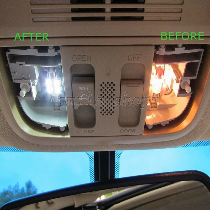 12pcs White LED Interior Lights Kit Fit For 2009-2016 Chevy Traverse