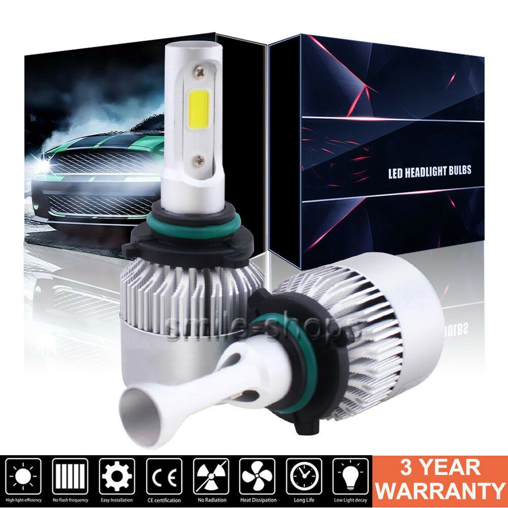 210000LM 1400W LED Car Headlight Lamps Kit 9006 HB4 6000K Pair Xenon ...