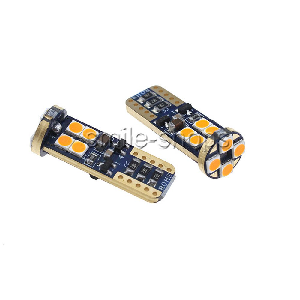 2X 3000K Amber 12SMD Side Mirror Lights LED Bulbs For Toyota FJ Cruiser ...