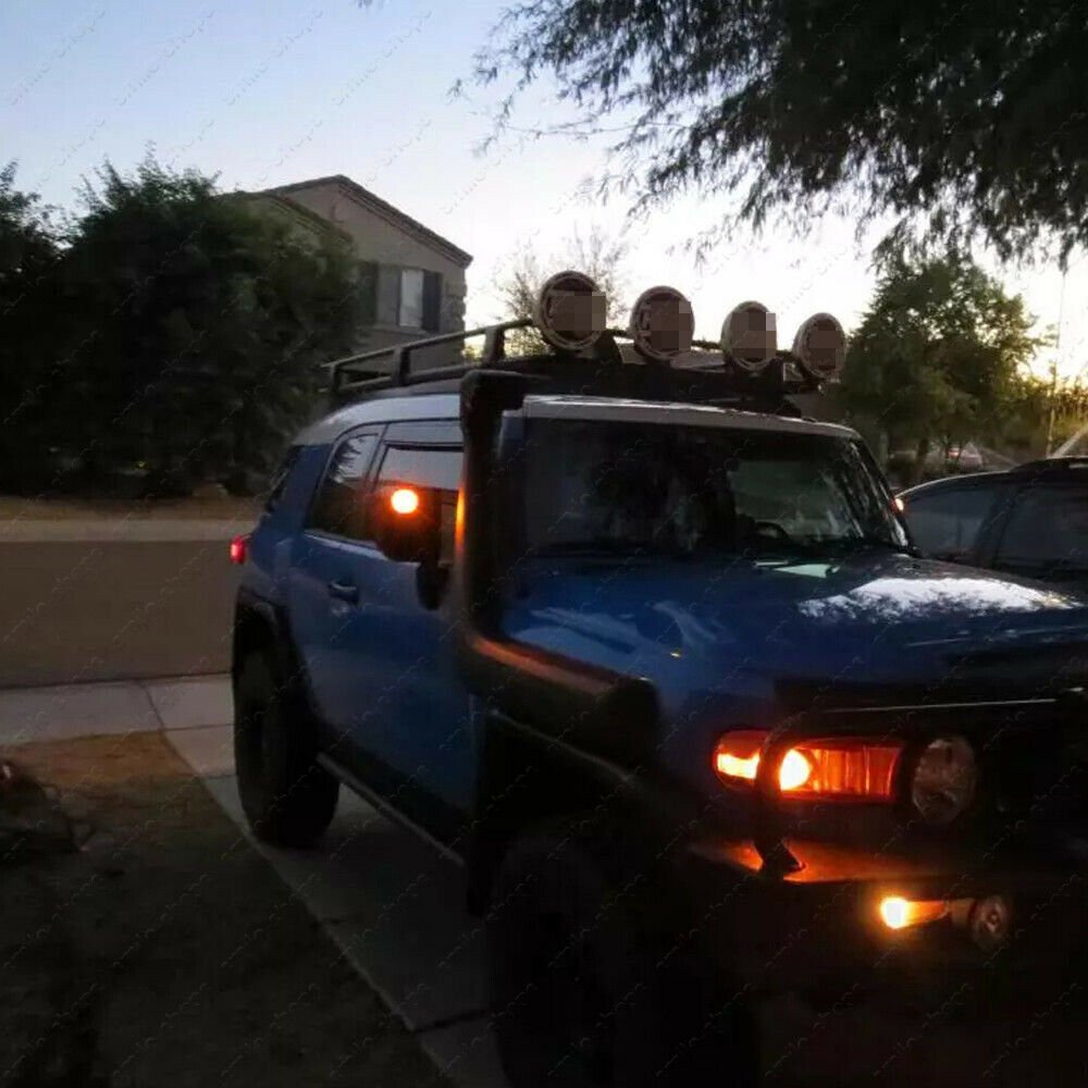 2X 3000K Amber 12SMD Side Mirror Lights LED Bulbs For Toyota FJ Cruiser ...