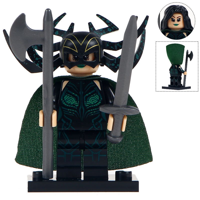 Hela Custom Marvel Minifig Minifigure Block Brick Building Toys Gift