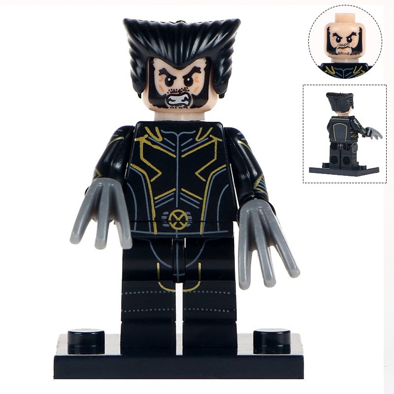 Wolverine Custom Marvel Minifig Minifigure Block Brick Building Toys Gift