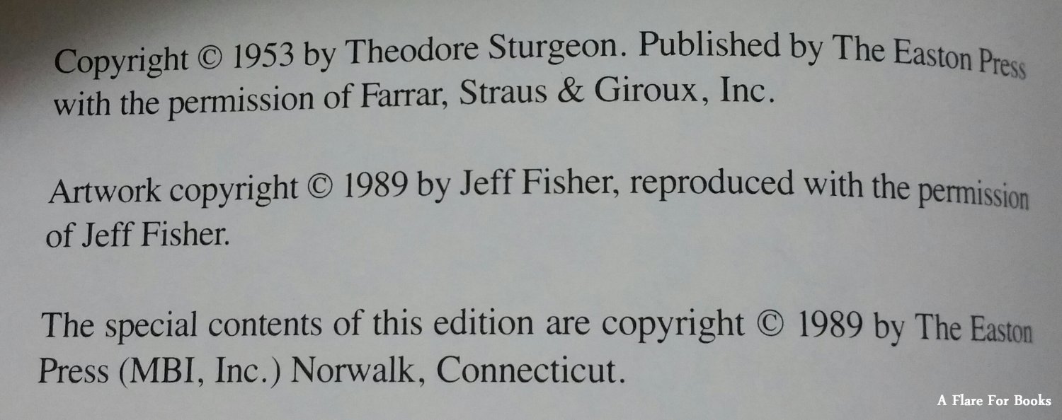 More Than Human by Theodore Sturgeon - Easton Press Hb.